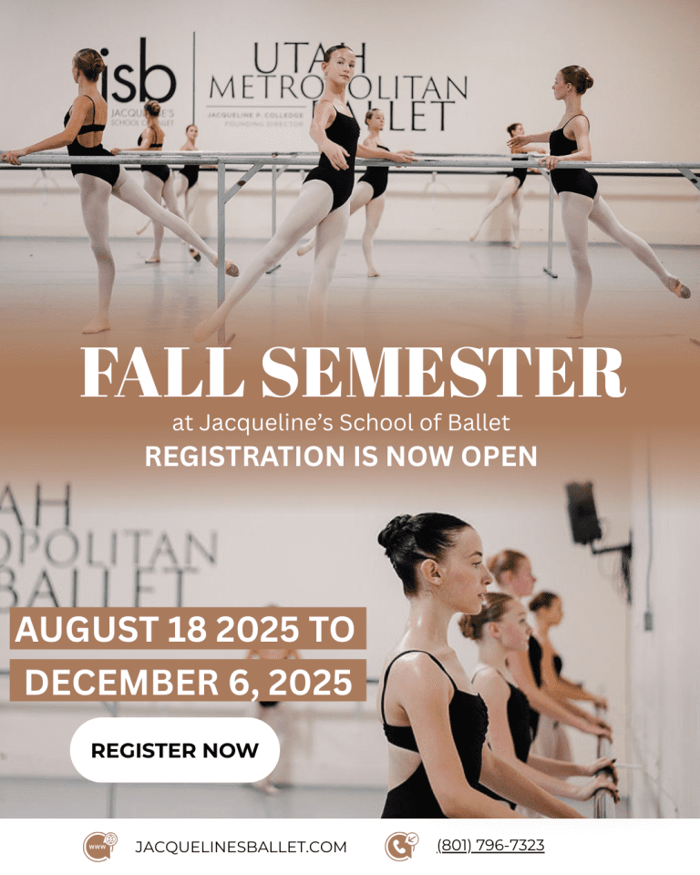 Fall 2025 Ballet Classes | Jacqueline’s School of Ballet